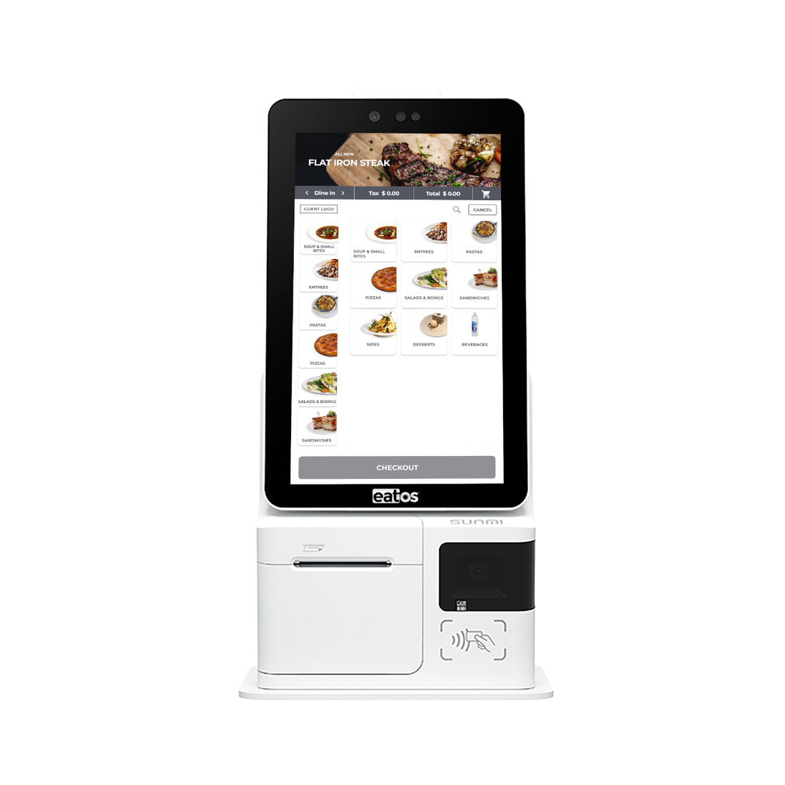 Sunmi K2 Mini Kiosk With Card Reader Eatos Restaurants Made Simple